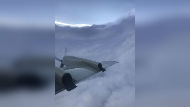 Hurricane Dorian: Images captured inside eye of storm | Boston 25 News