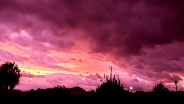 Hurricane Dorian brings purple skies to Florida | Boston 25 News